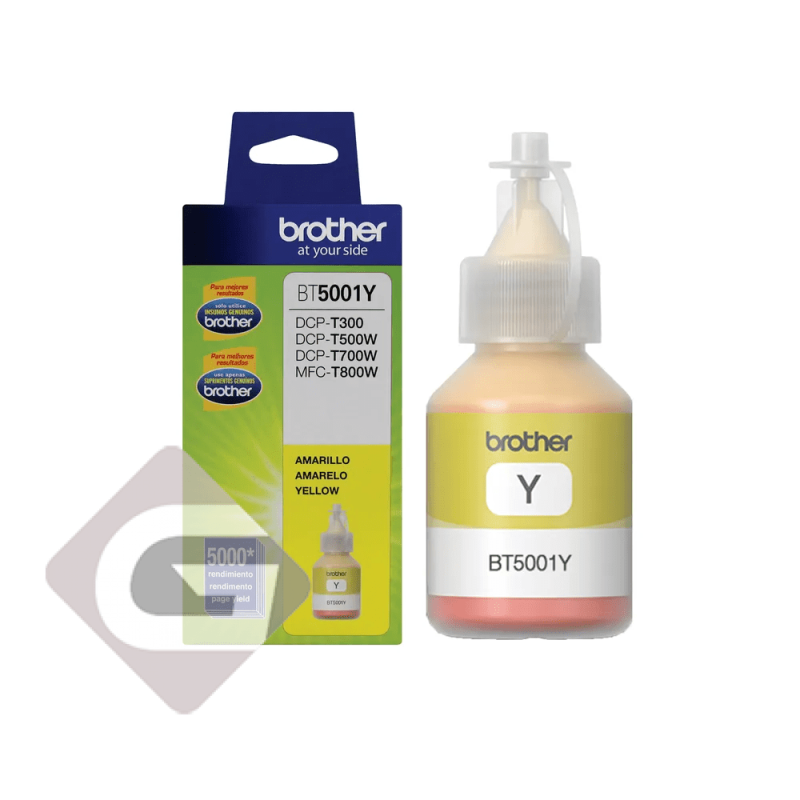 Tinta Brother BT5001Y Yellow 48.8ml 5000 Páginas - Toner Y tintas ...